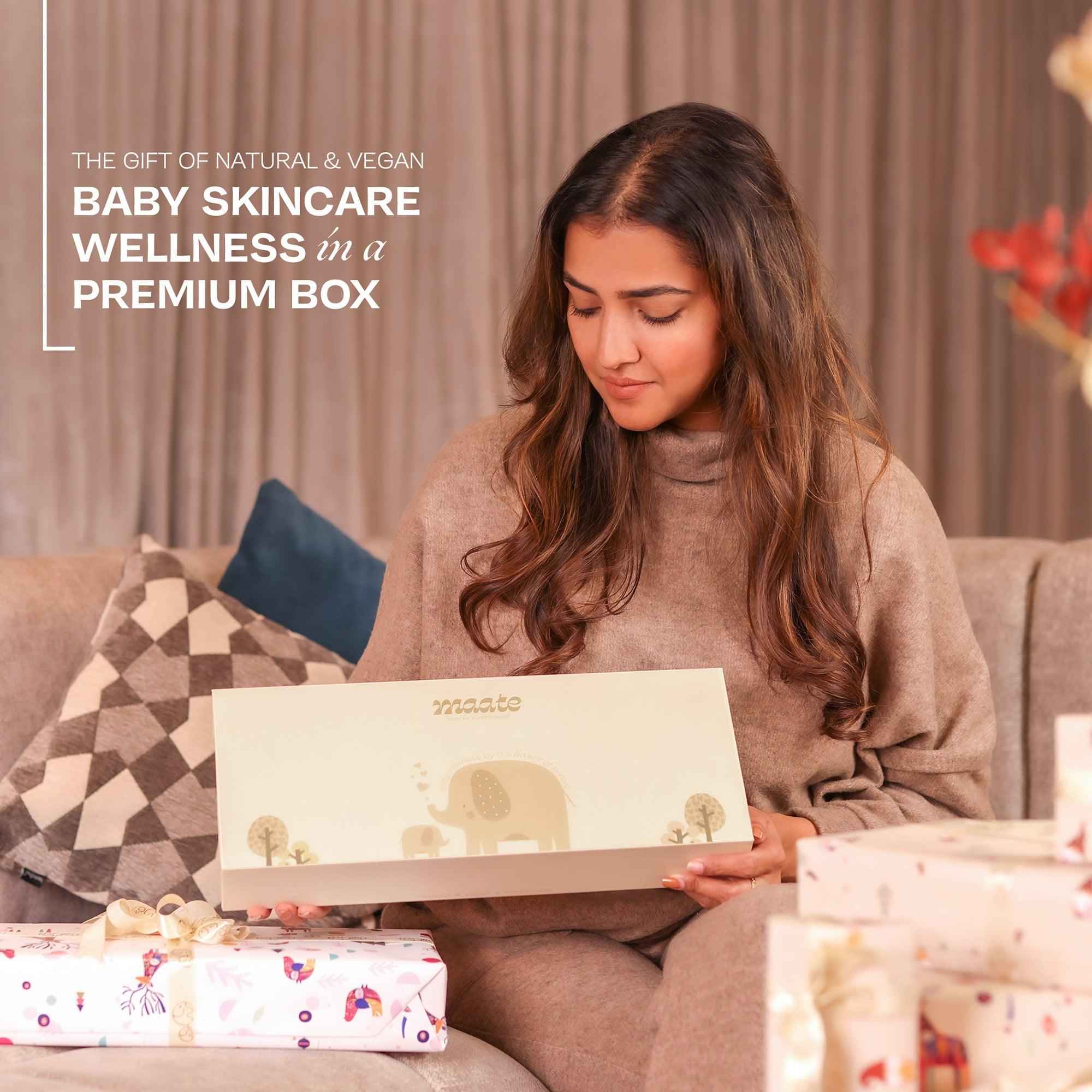 Buy Maate Baby skincare Wellness Box For Baby Hair & Buttery Soft Baby ...